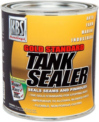 KBS Coatings Gold Standard Tank Sealer Stop Rust Fuel Tank Sealer 946ML ...
