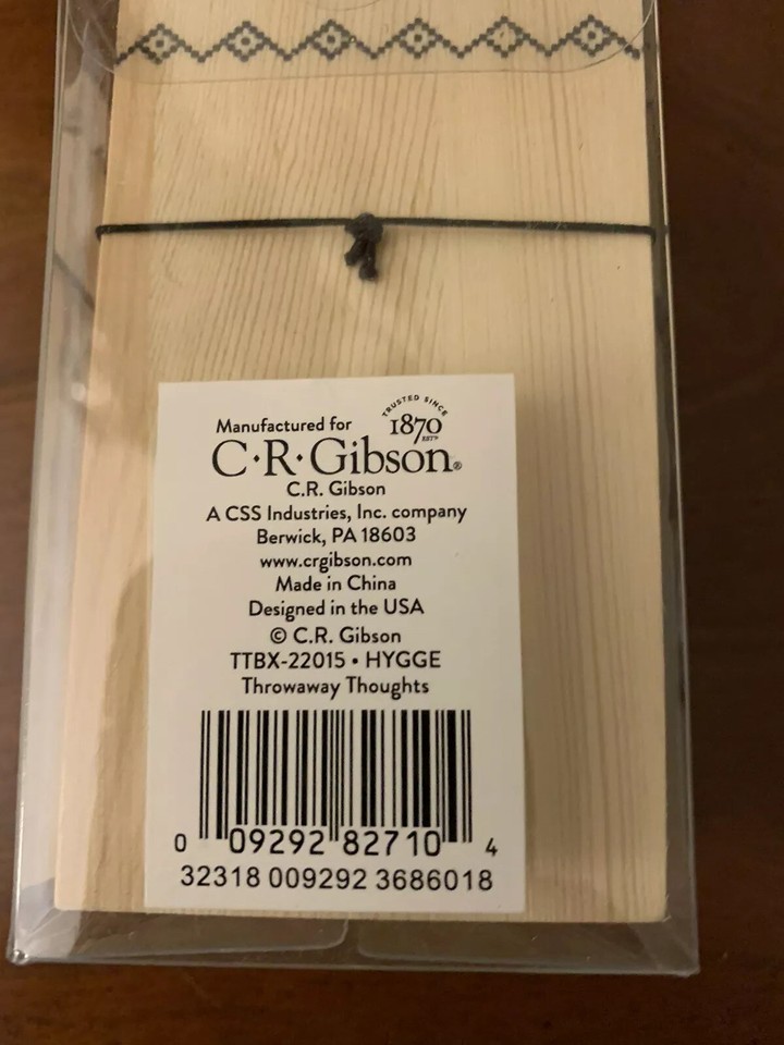 CR Gibson Throwaway Thoughts Box for Writing and Throwing Away Negative ...