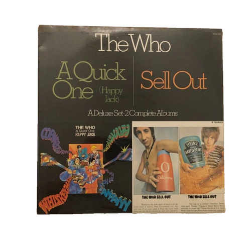 The Who Quick One Happy Jack Sell Out MCA2-4067 LP Record New Vintage ...