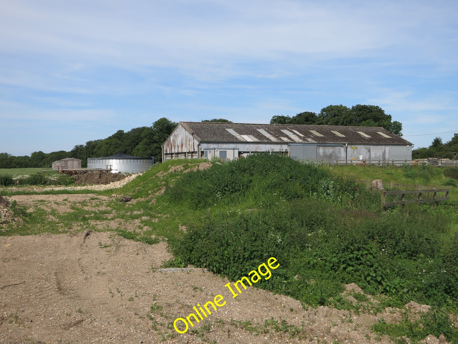 Photo 12x8 Cambridge University Farm High Cross/TL4259 With some ...