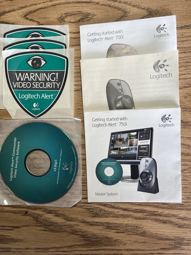 Logitech Alert Master Indoor/Outdoor HD Security 3 Camera System ...