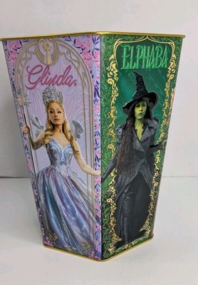 Wicked For Good Hexagon Popcorn Bucket Cinemark Theaters Glinda Elphaba ...