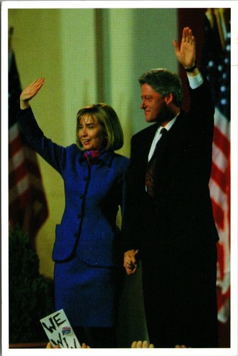 Bill Clinton 42nd President of the United States Hillary Postcard ...