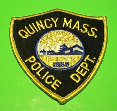 QUINCY MASSACHUSETTS 1888 MA 4 1/4" POLICE PATCH FREE SHIPPING!!! | eBay