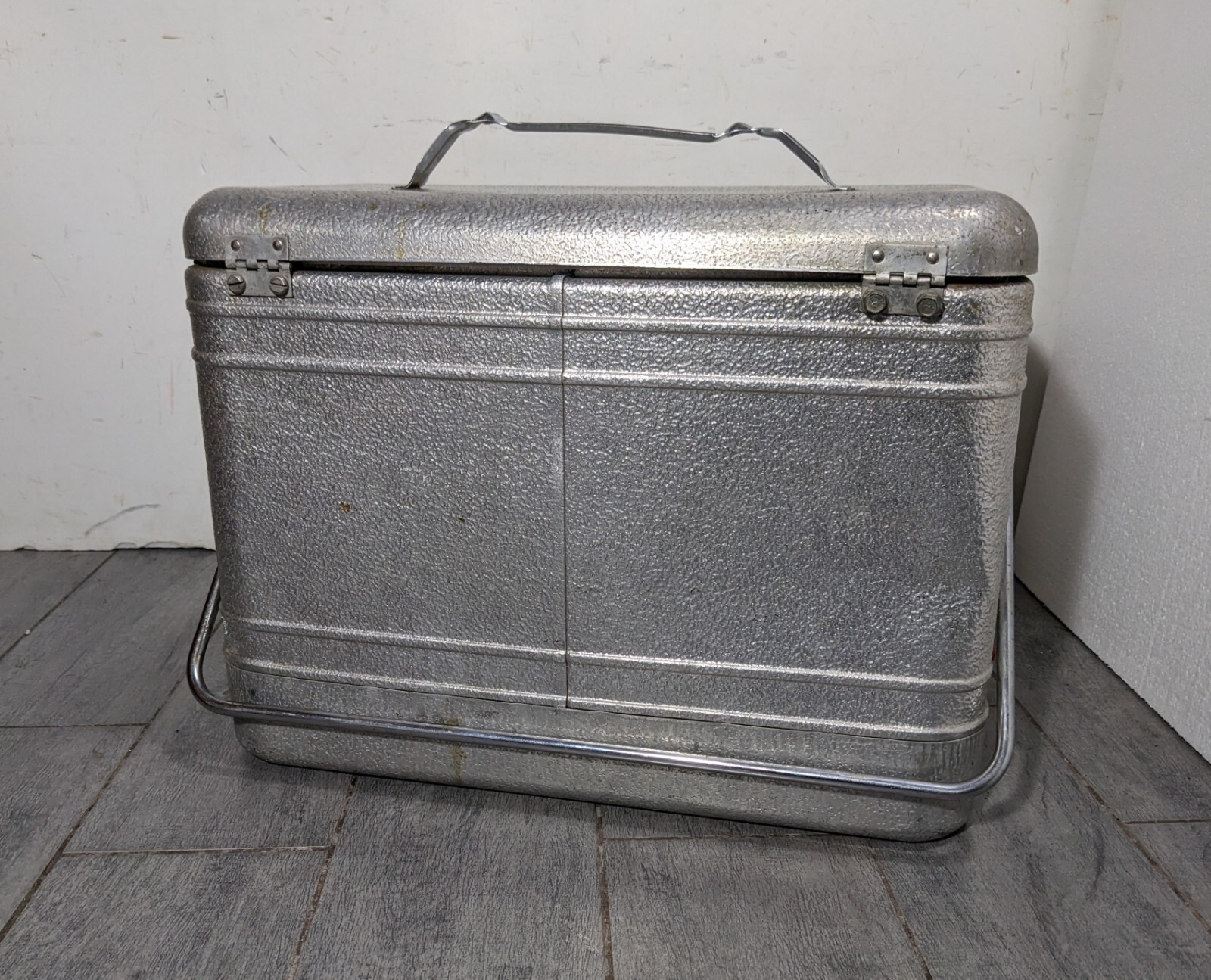 Vintage Knapp Monarch Therm-a-Chest Aluminum Cooler Ice Chest Box | eBay