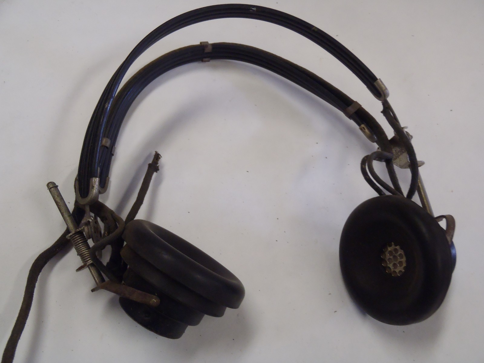 VINTAGE TELEPHONICS TDH-39 AIRCREW HEADSET 300 OHMS CAATC NO IR6-5 RARE ...