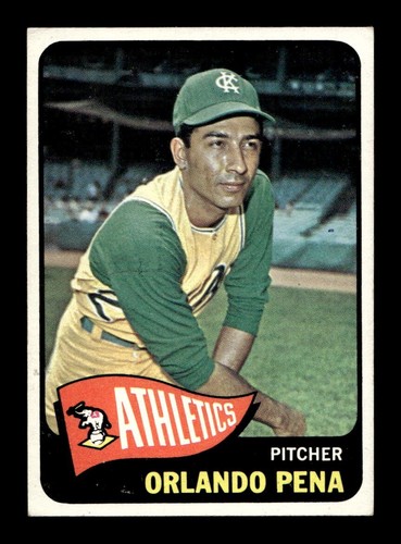 1965 Topps #311 Orlando Pena A's VG-EX+ *e5 | eBay