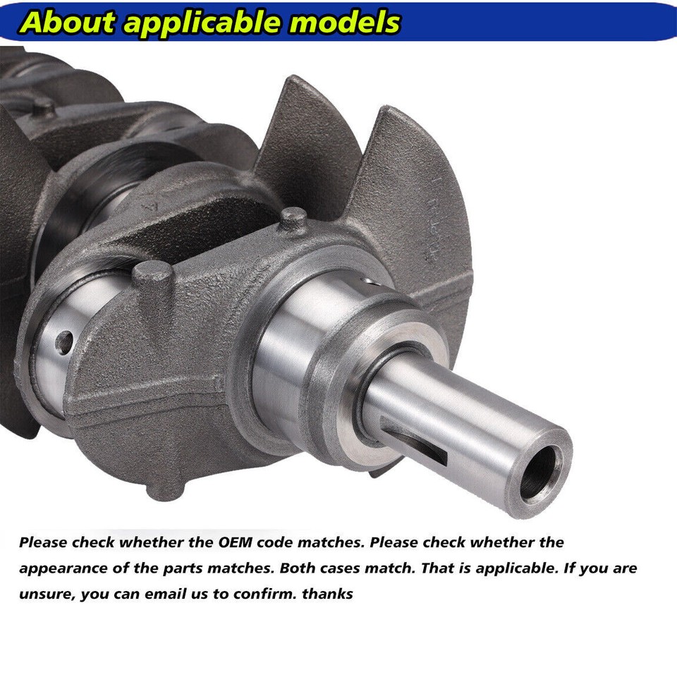 GM Chevrolet GMC Buick ECOTEC 2.4L Crankshaft with Main Rod Bearings ...