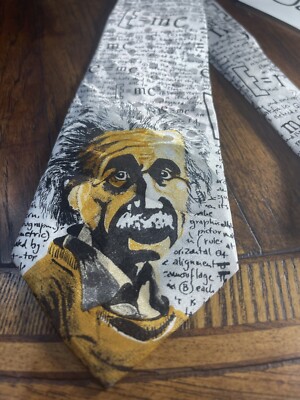 ALBERT EINSTEIN DRESS SUIT DESIGNER NECKTIE TIE FREE SHIPPING | eBay