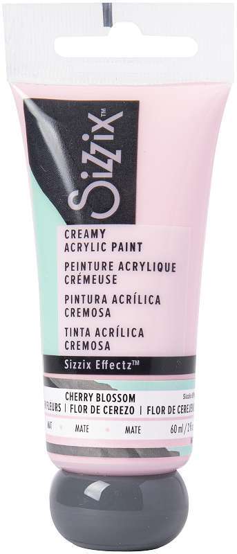 Sizzix Effectz Creamy Matte Acrylic Paint 60ml Cherry Blossom | eBay