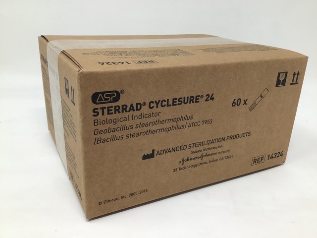 ASP Sterrad Cyclesure 24 Biological Indicator Boxes 14324 for sale ...