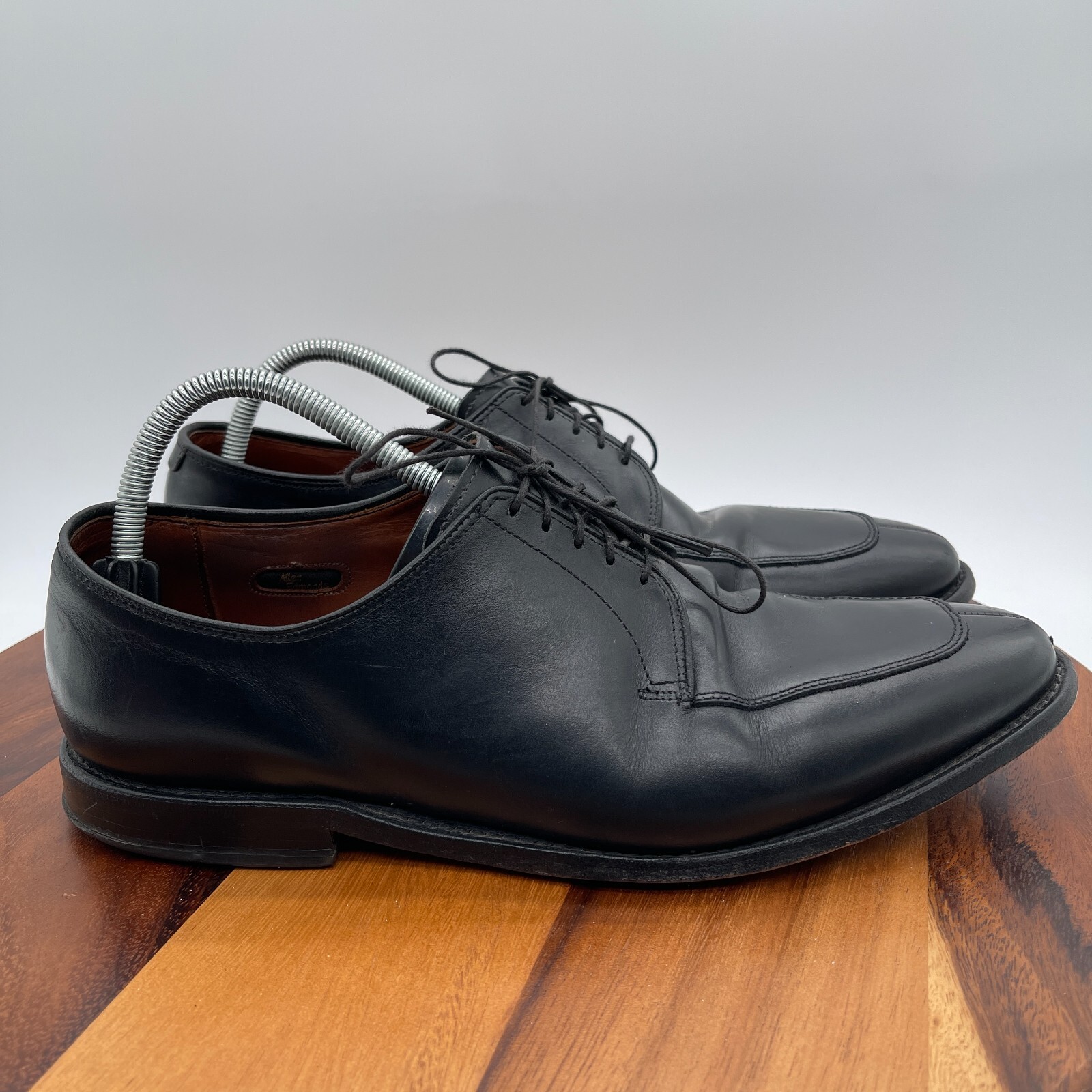 Allen Edmonds Delray Split-toe Derby Mens 11.5 D Black Leather Dress ...