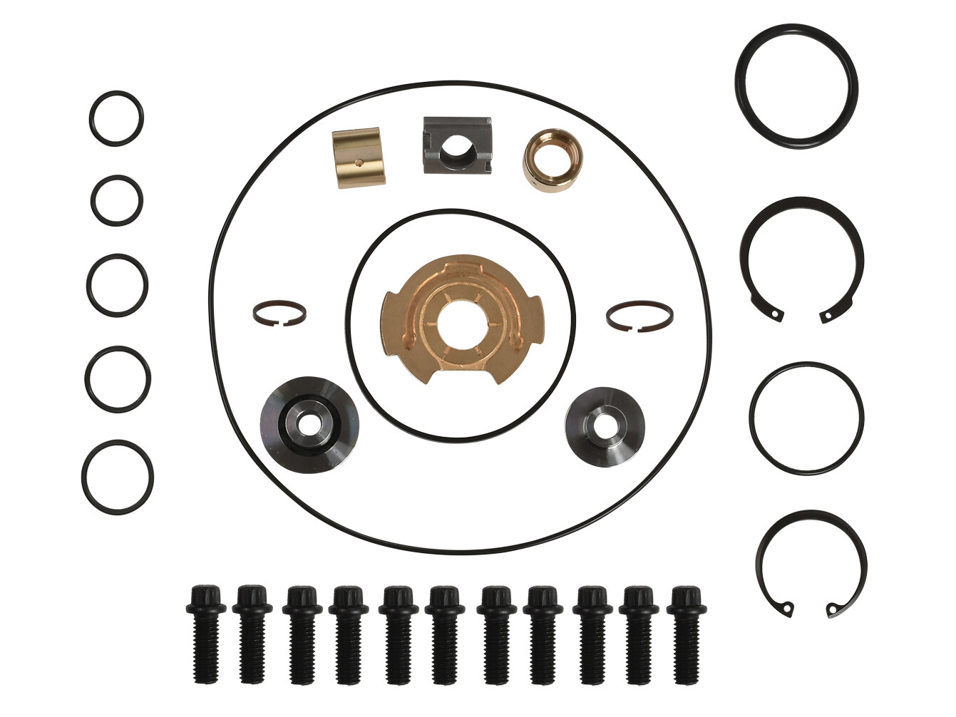 GT3788VA Turbo Rebuild Kit Billet For 04.5-05 6.6L Chevy GMC LLY ...