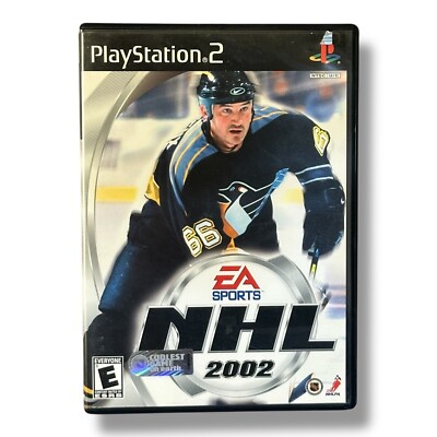 NHL 2002 (Sony PlayStation 2, 2001) Complete Tested EA Sports Lemieux ...