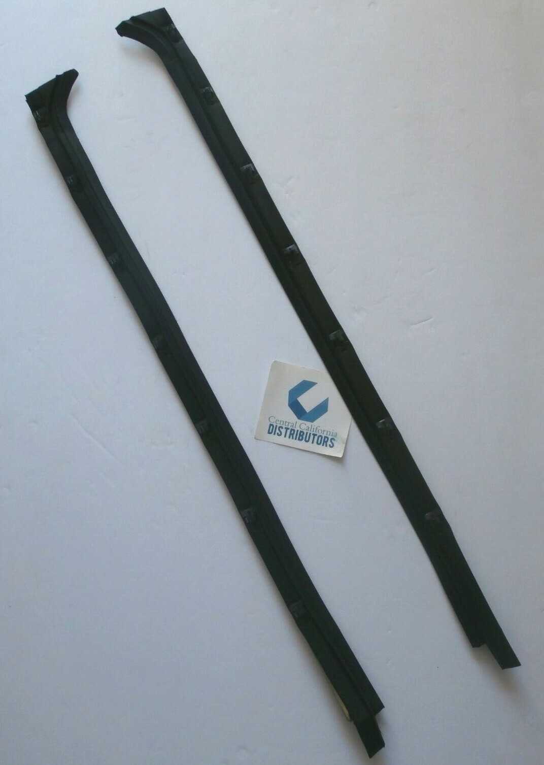 7 CLIP INNER WINDOW SCRAPER SET LEFT & RIGHT VOLKSWAGEN T1 BUG BEETLE ...