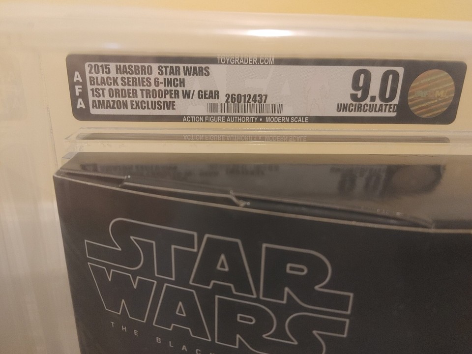 Star Wars Black First Order Stormtrooper Pack Amazon Exclusive Graded ...