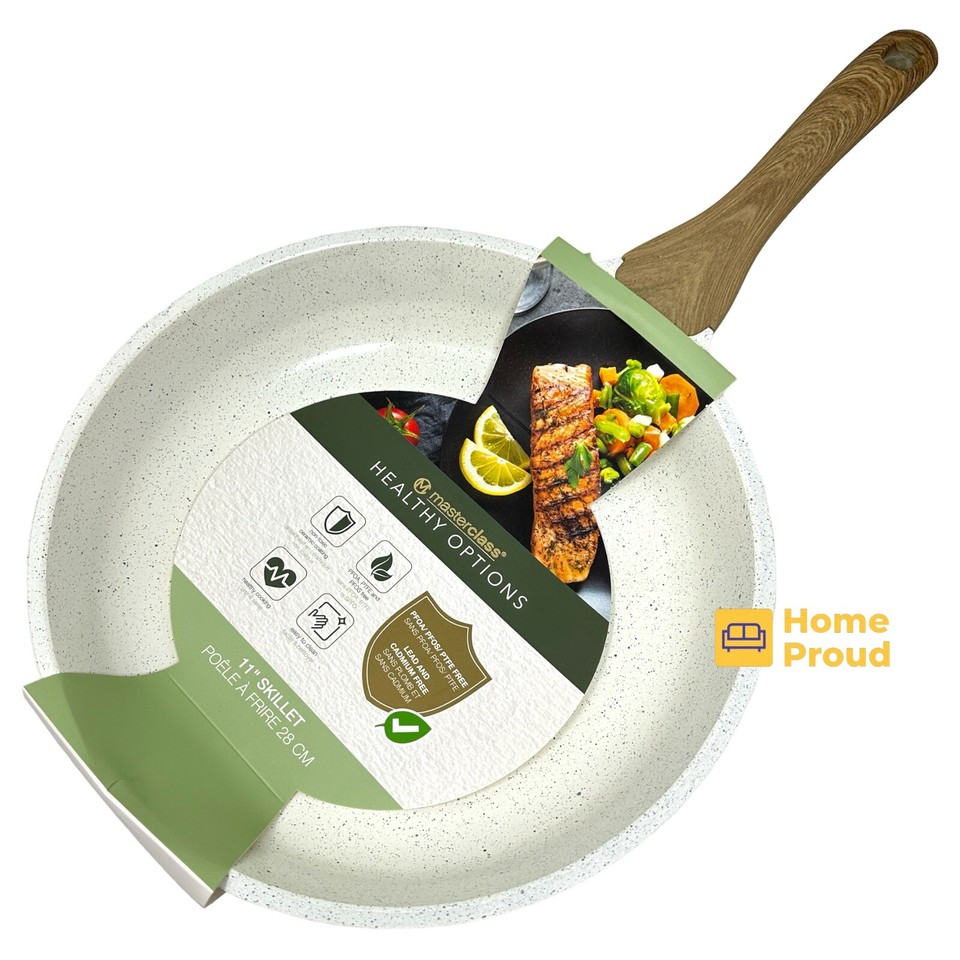 Masterclass Frying Pan Skillet Non-Toxic Ceramic Coating Nonstick 11 ...