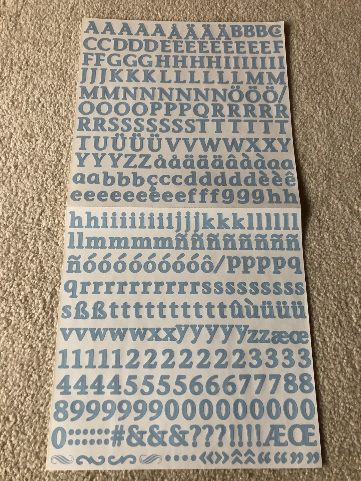 Creative Memories ABC/123 Sticker Sheet-Classy, Sassy & Bold-New & Used ...