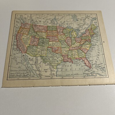 United States (Pre-1900) - Antique United States Map