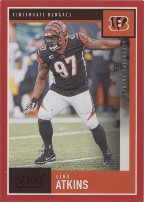 2020 Score - Geno Atkins #57 Red for sale online | eBay
