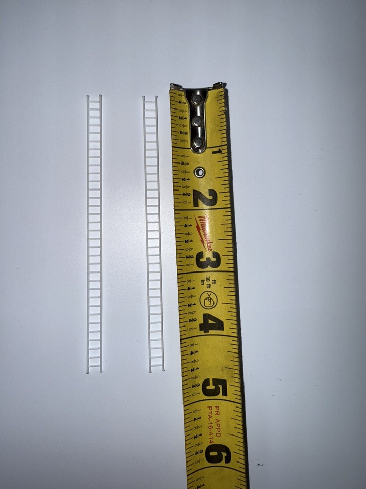 1:87 HO Gauge Ladder - White | eBay