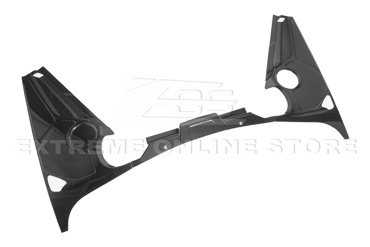 EOS For 20-Up Corvette C8 CARBON FIBER Engine Bay Trim Panel Appearance ...