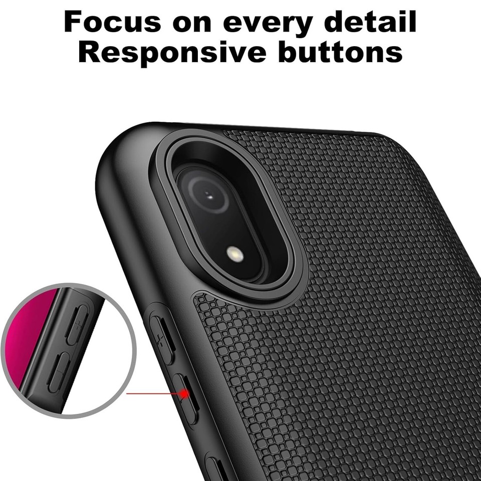 For Cloud Mobile Stratus C8 Phone Case Dual Layer Heavy Duty Shockproof ...