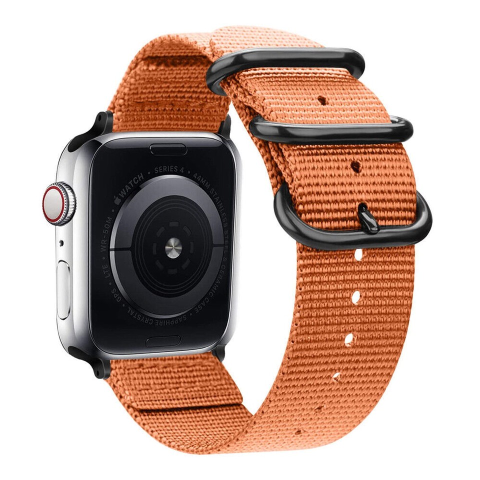 Military Nylon Watch Band For Apple Watch Ultra 38-49mm iWatch Series ...
