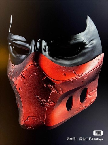 Red Hood Jason Todd Helmet 3D Print Mask W/ LED eyes Cosplay Prop ...
