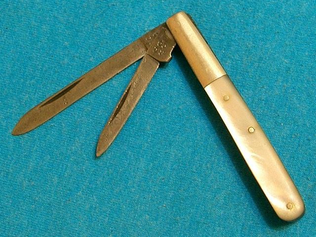 ANTIQUE ROBESON CUTLERY RCCO 722236 PEARL SLIM DOCTORS PEN KNIFE ...