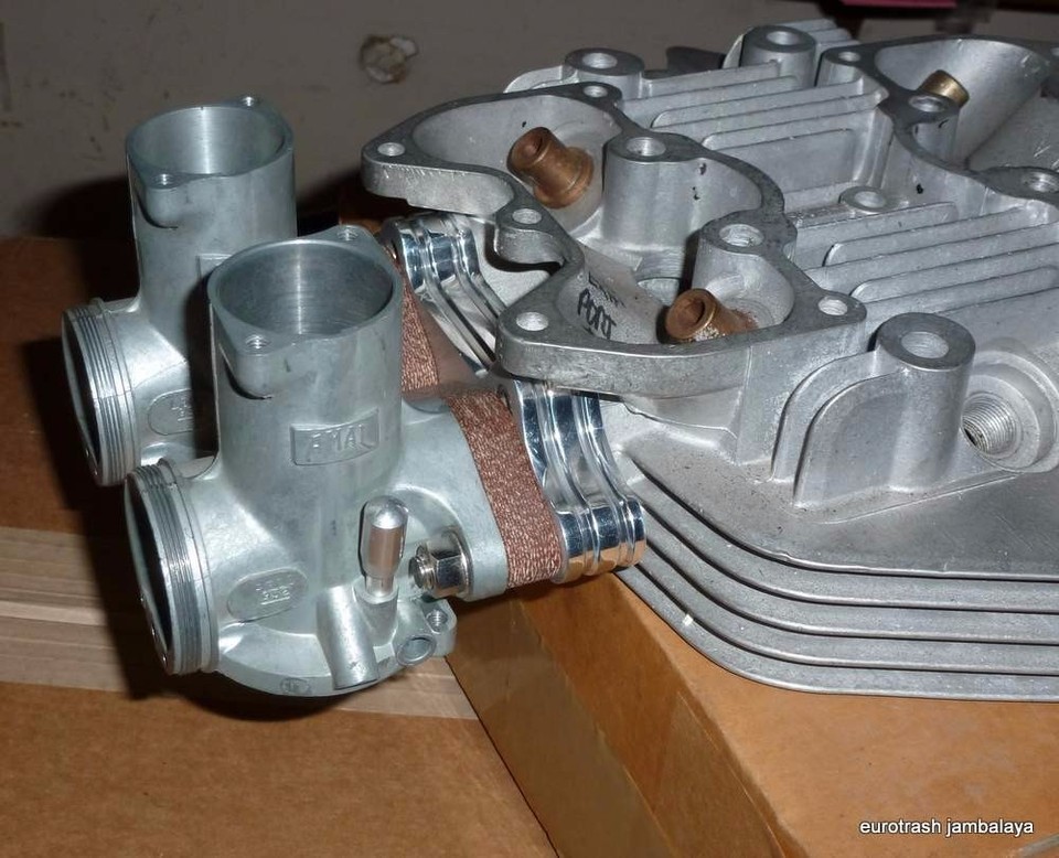 Triumph TR6 650 Tiger RACING Intake Manifold Dual Amal Carb 1956-1972 ...