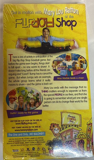 Mary Lou Retton Flip Flop Shop VHS Learning to Share God's Love Home ...