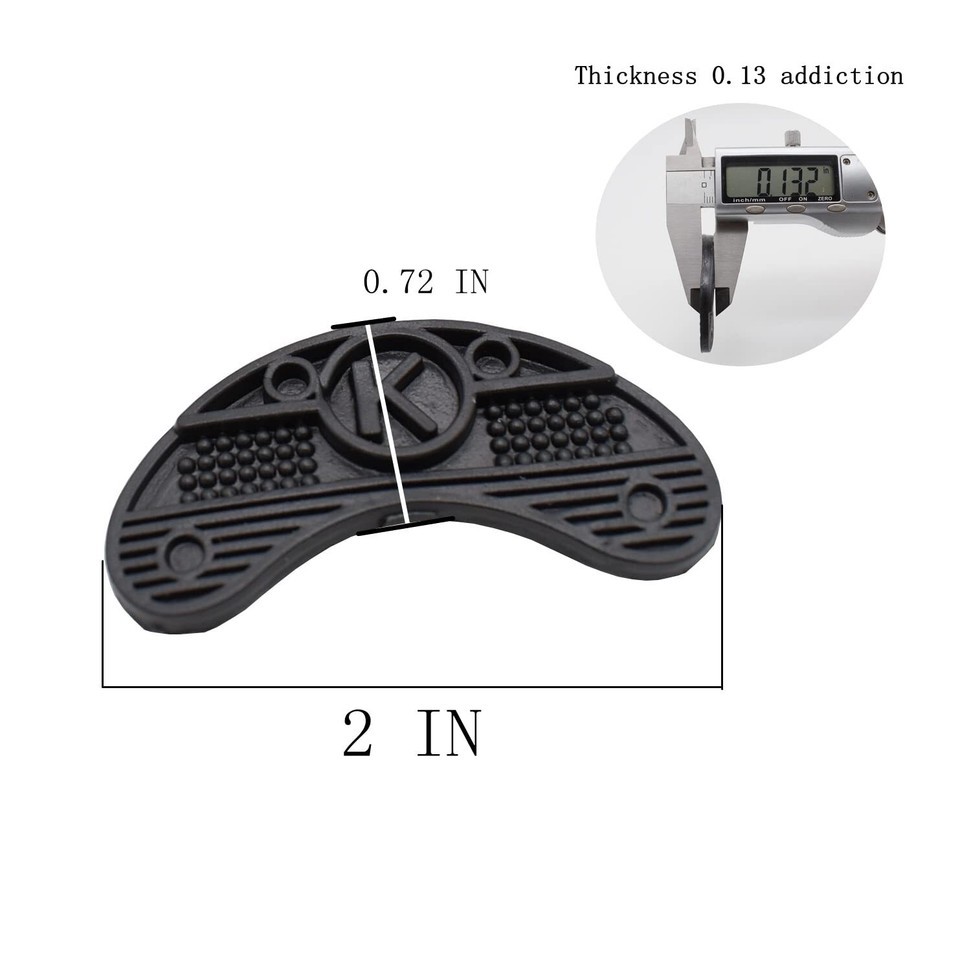 40 Pcs/20 Pairs Rubber Shoes Heel Taps Tips Repair Pad Replacement for ...