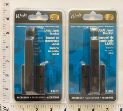 Lot of 2: Wright Products Replacement Screen Door Lanai Jamb Bracket ...
