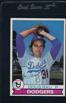 1979 Topps #347 Doug Rau Dodgers Signed Auto *48378 | eBay