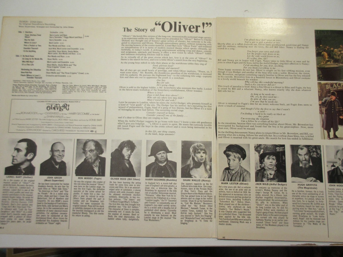 Oliver 1968 Soundtrack