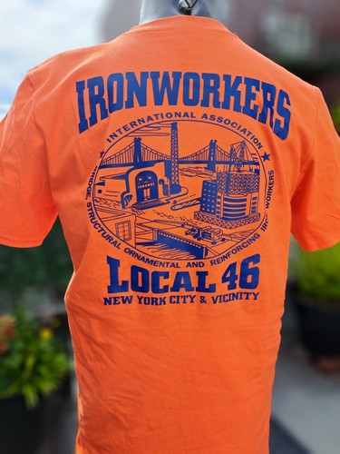 Iron Workers Union Local 46 Rebar, Rodbusters, Lathers Tshirt size M | eBay