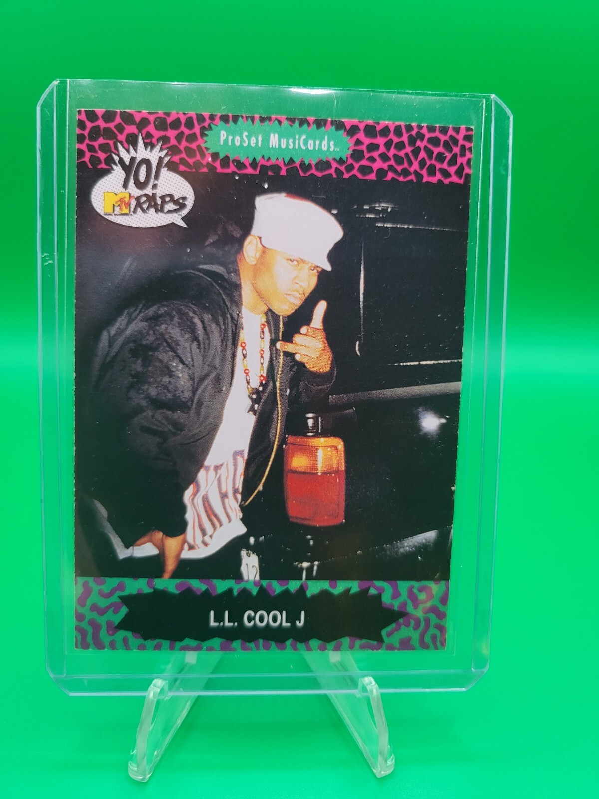 Yo MTV Raps Trading Cards 1991 Pro Set Musicards #46 LL Cool J | eBay