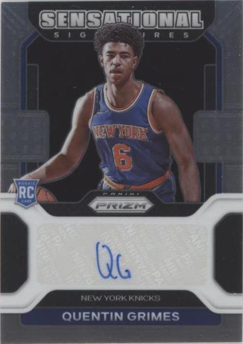 2021-22 Panini Prizm - Sensational Signatures Quentin Grimes #SS-QGR ...