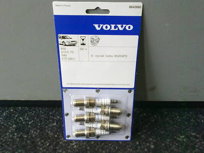 GENUINE VOLVO SPARK PLUGS 850 S70 V70 S60 NON TURBO 8642660 | eBay UK