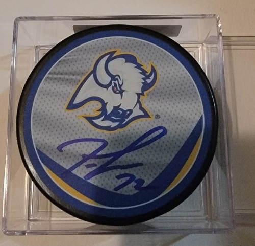 TAGE THOMPSON BUFFALO SABRES SIGNED AUTOGRAPHED PUCK COA | eBay