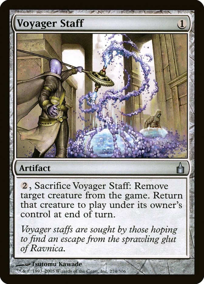 Voyager Staff 274 LP Normal Ravnica: City of Guilds MTG EN | eBay