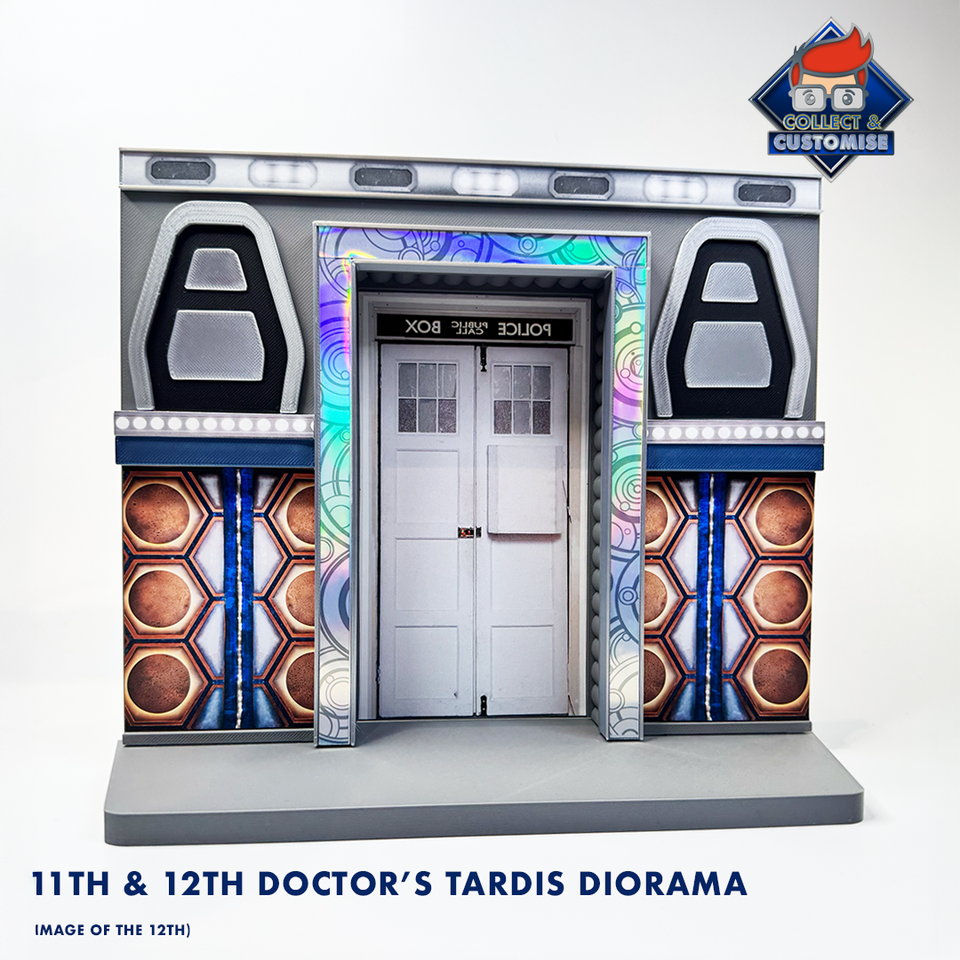 Doctor Who - 11th/12th Doctor TARDIS Diorama (3d printed) | eBay UK