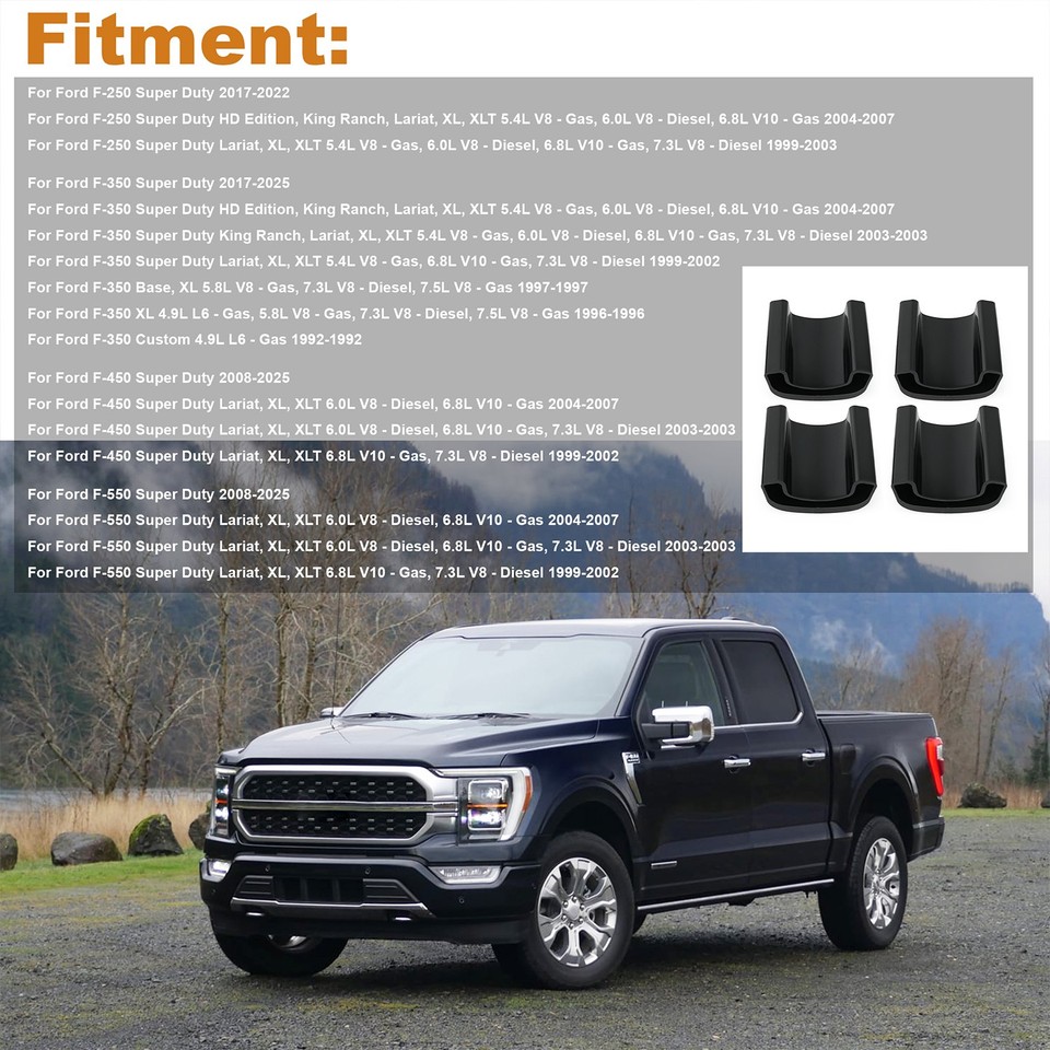 4X Rear Leaf Spring Insulator For Ford F-350 Super Duty E8TZ-5A978-A | eBay