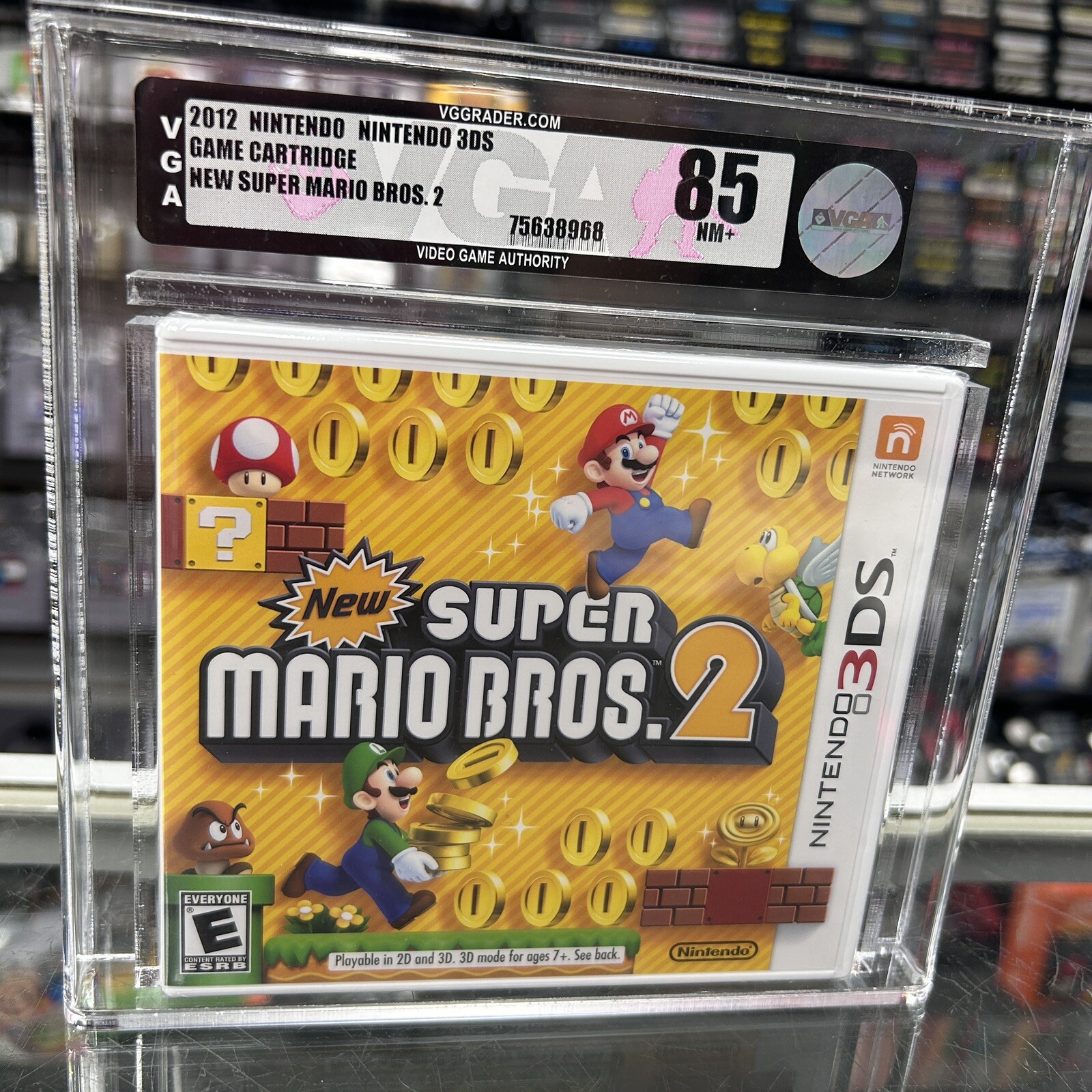 New Super Mario Bros. 2 Nintendo 3DS VGA 85+ Gold Level Brand New ...