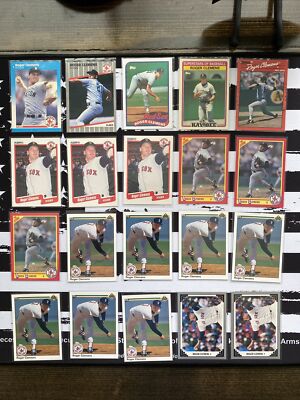 Roger Clemens Lot 1987 Fleer 1989 Topps Kaybee 1990 Donruss Score Upper ...