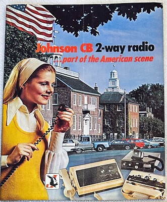 1970’s Johnson CB Two Way Radio Vintage Catalog Advertising Sales ...