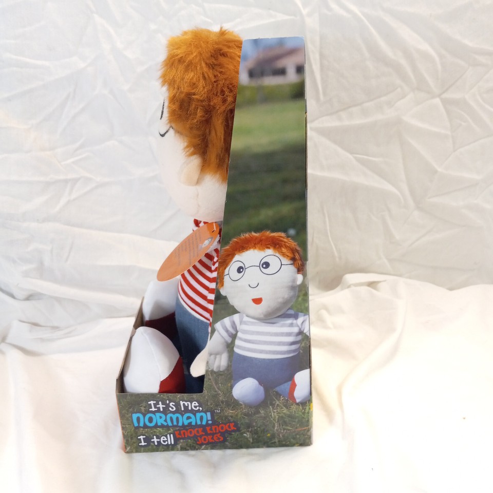 It's Me NORMAN Knock Knock Jokes Interactive Talking 17" Plush Doll ...