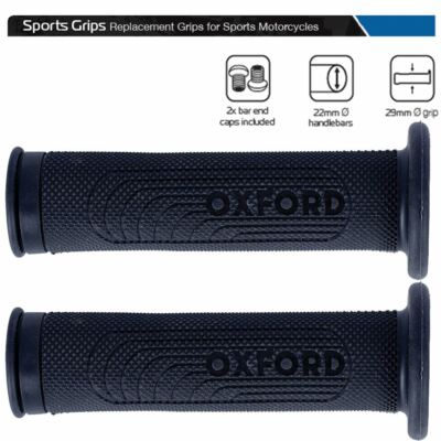 Enfield Fury Oxford Motorcycle Handlebar Sports Grips 119mm | eBay