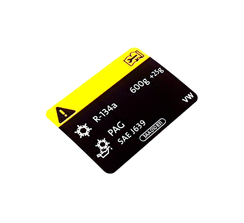 New Volkswagen CC A/C System Information Label 3AA010831 | eBay